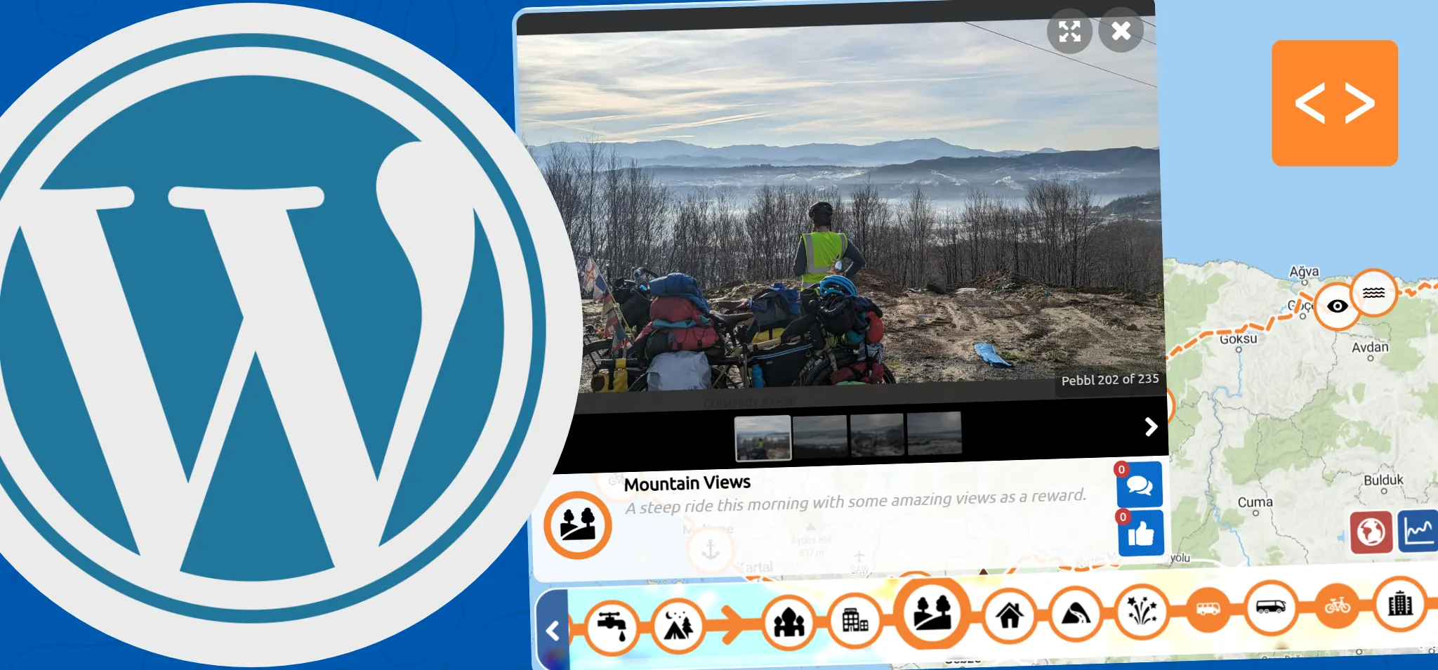 WordPress Journey Map Embed Plugin: Share Your Pebbls Adventure Journeys - Pebbls Adventure ...